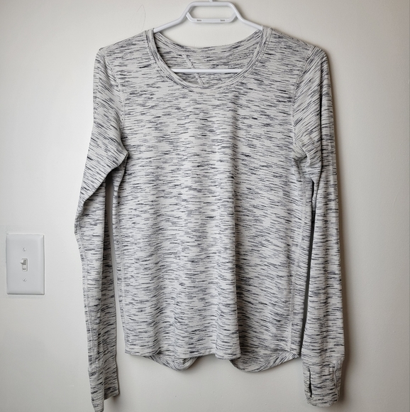 lululemon athletica | Tops | Lululemon Spacedye Split Back Long Sleeve ...